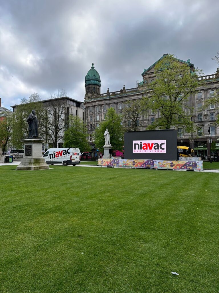 Outdoor LED Screen for the Coronation » Niavac » Northern Ireland's ...